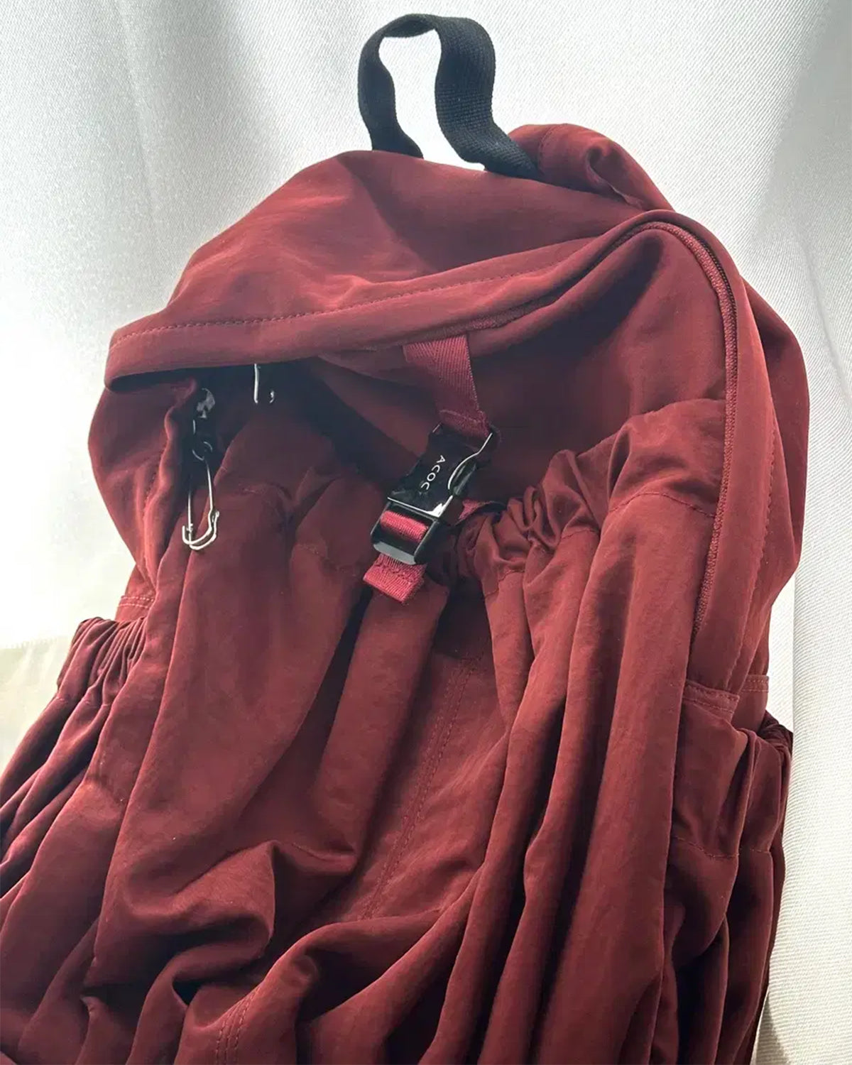 Gathered Mini Backpack - Orange Rust – onionbkk.com / Onion