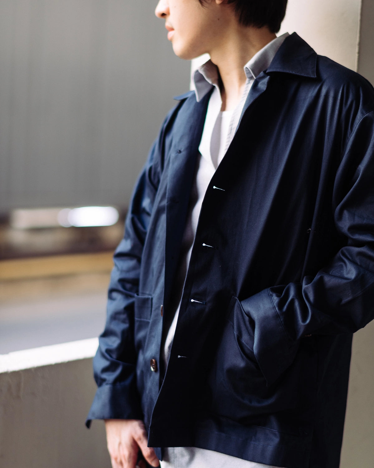 Essential Jacket - Navy – onionbkk.com / Onion