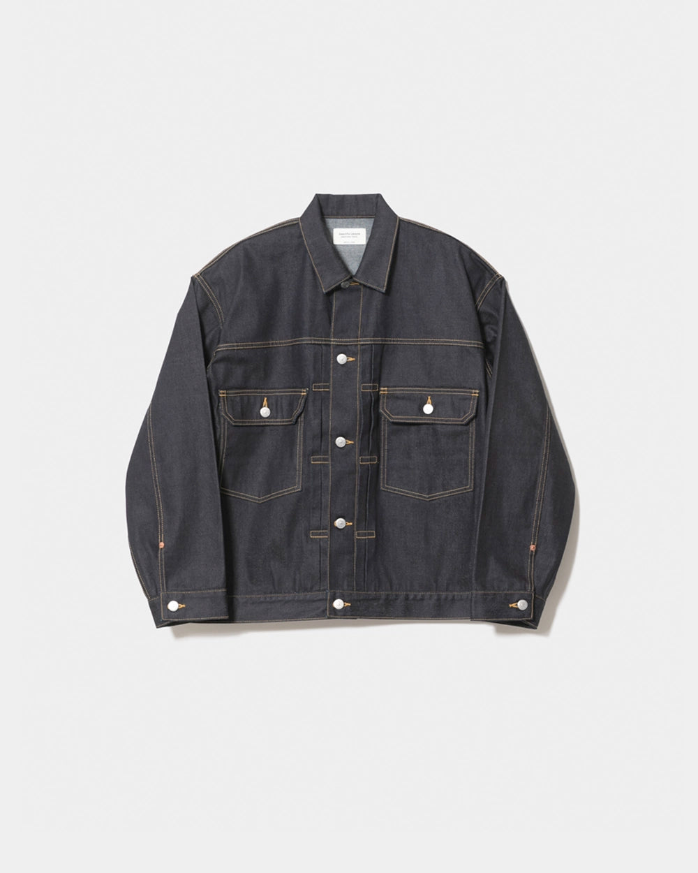 Selvedge Denim Square Big Blouson - Indigo – onionbkk.com / Onion