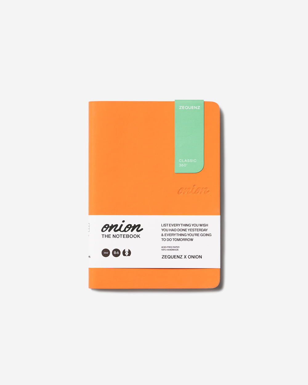 Onion x Zequenz - B6 Notebook - Apricot Fern – onionbkk.com / Onion