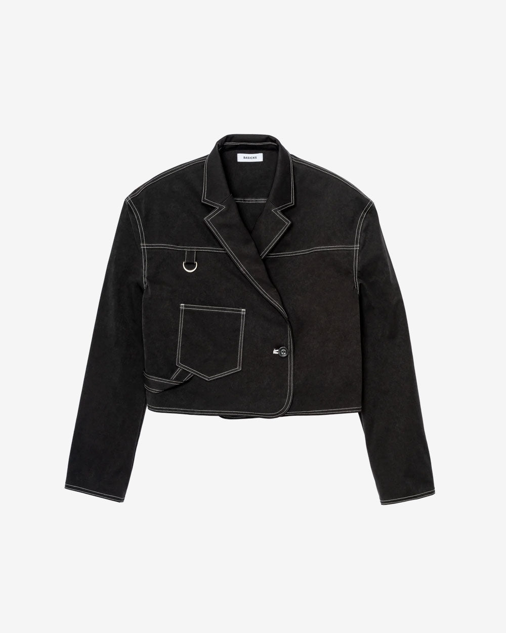 Basicks - Rapped Peach Skin Jacket - Black – onionbkk.com / Onion